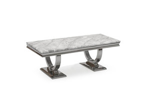 Arianna Coffee Table With Light Grey Marble Contemporary by Furnish 365 ...